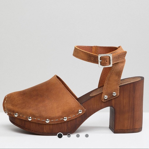 ASOS | Shoes | Asos Design Tinker Leather Clogs | Poshmark
